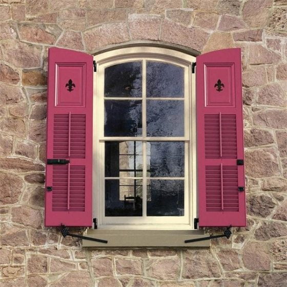 Persianas rústicas de madera — Arkiplus